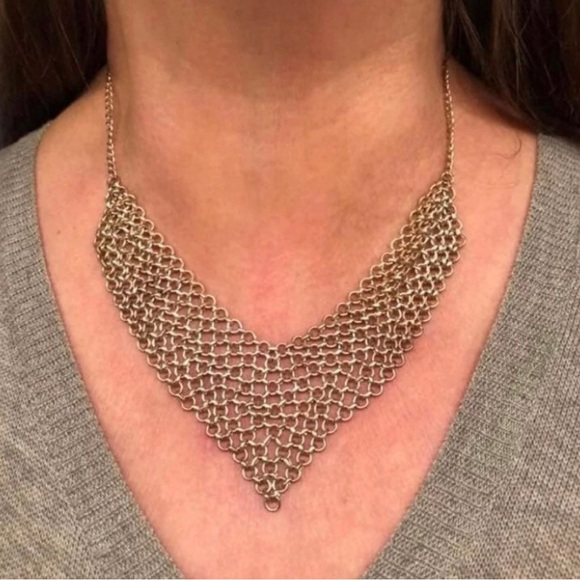 Silpada | Jewelry | Rare Silpada Sterling Chainmail Mesh Statement ...